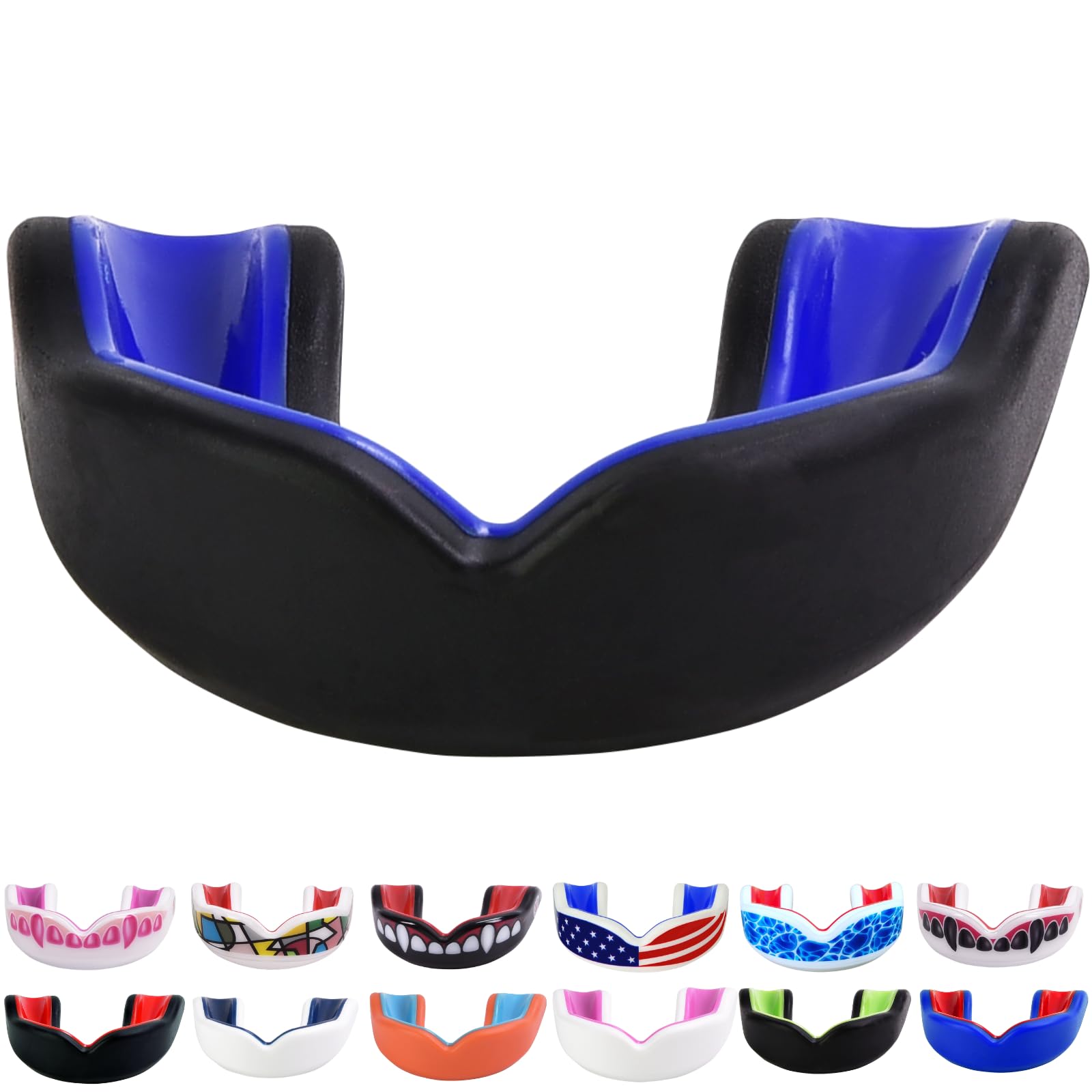 Mua Oral Mart Youth Sports Mouth Guard for Kids (USA Flag, Fangs, 20 ...