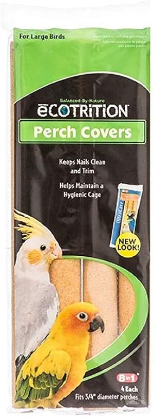 Amazon.com : 8 in 1 Ecotrition Perch Covers for Cockatiels Parakeets ...