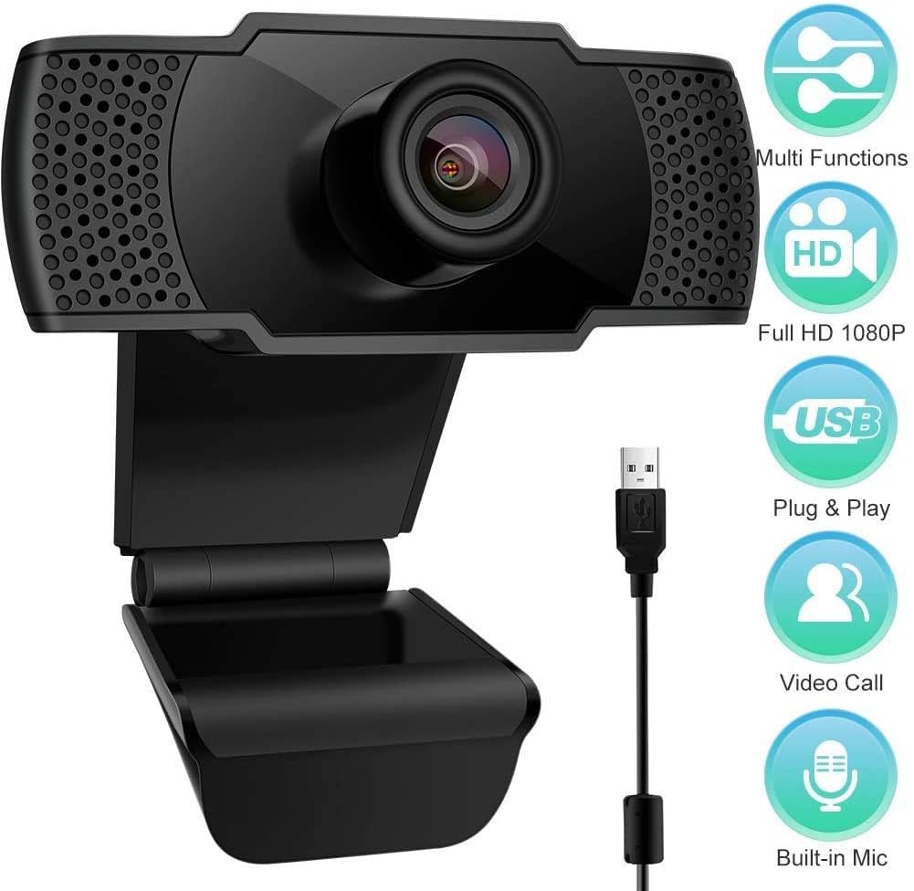 StillCool Webcam con Microfono, 1080P FHD PC Webcam videocamera PC ...