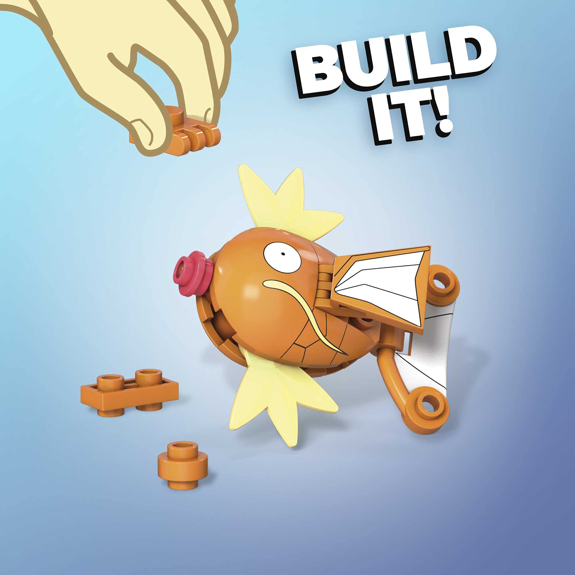 Mega Construx Pokemon Magikarp Construction Set, Building Toys para niños
