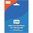 Amazon.com: Tello Mobile - Bring Your Own Phone - 3 in 1 GSM SIM Card ...