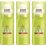 Amazon.com : Ban Roll-On Antiperspirant Deodorant, Unscented, 3.5-Ounce ...