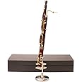 Amazon.com: Dselvgvu Miniature Bassoon with Stand and Case Mini Musical ...