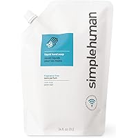 Amazon.com : simplehuman Fragrance Free Liquid Hand Soap Refill Pouch ...