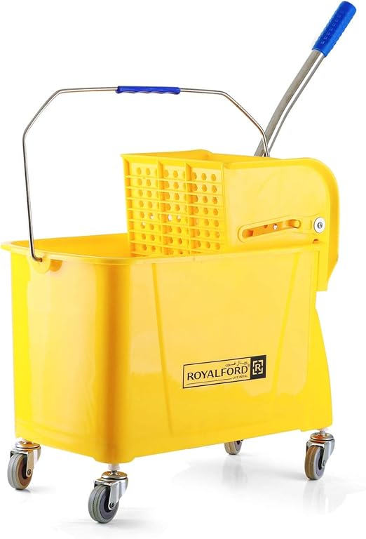 Royalford Heavy Duty Kentucky Mop Bucket and Wringer - Wringer Mopping ...