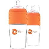 Amazon.com : PopYum 9 oz Orange Anti-Colic Formula Making/Mixing ...