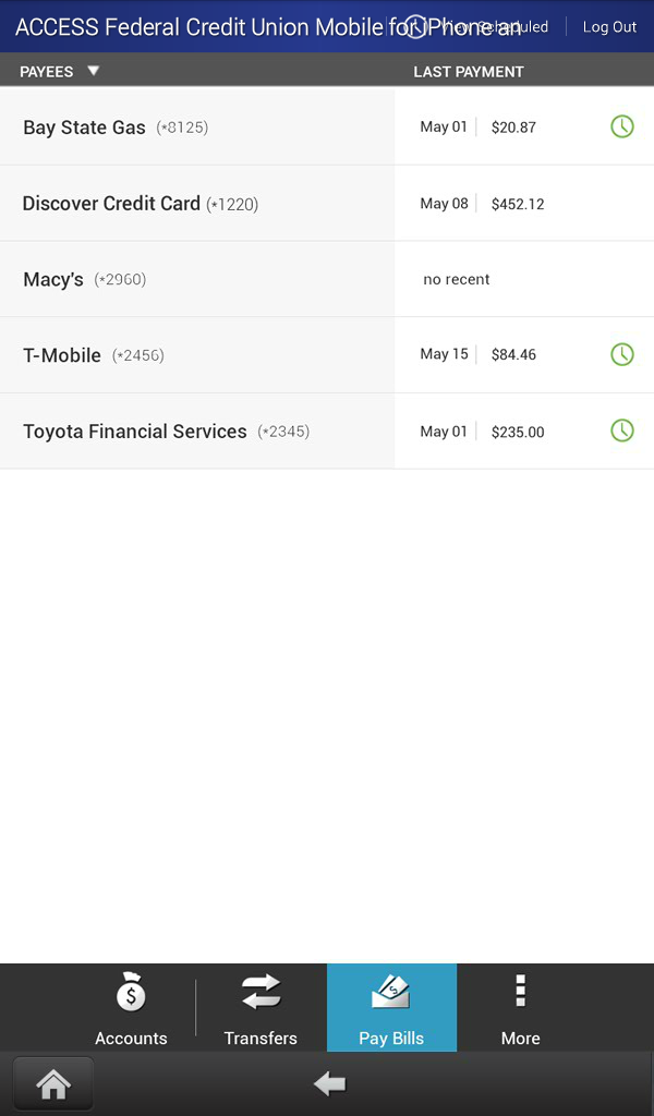 Access Federal Credit Union Mobile Banking:Amazon.com:Appstore for Android