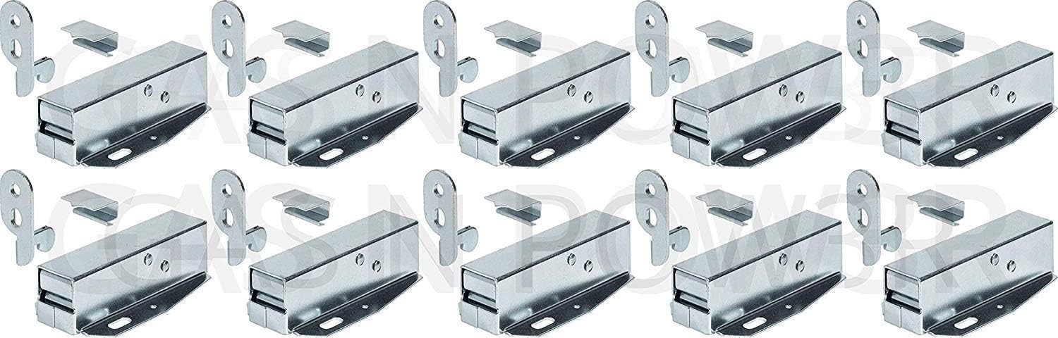 x10 Tutch Latch Automatic Spring Catch for Press to Open Cupboard Doors ...