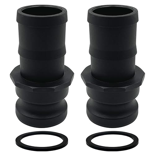 BITOTU 2PCS Camlock Fittings Poly E-100 1" Type E Standard Couplings ...