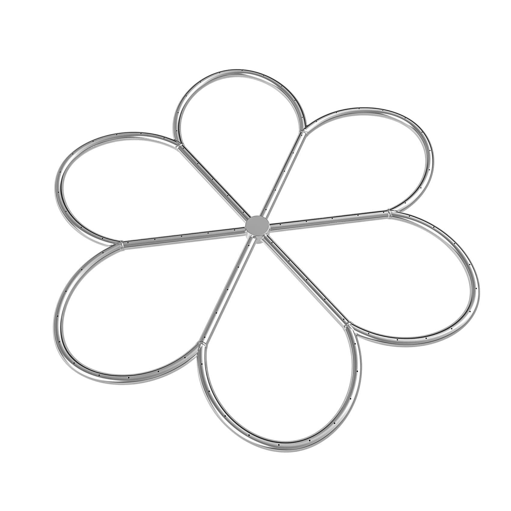 Skyflame 36-Inch Fire Pit Burner, 304 Stainless Steel Flower-Shape ...