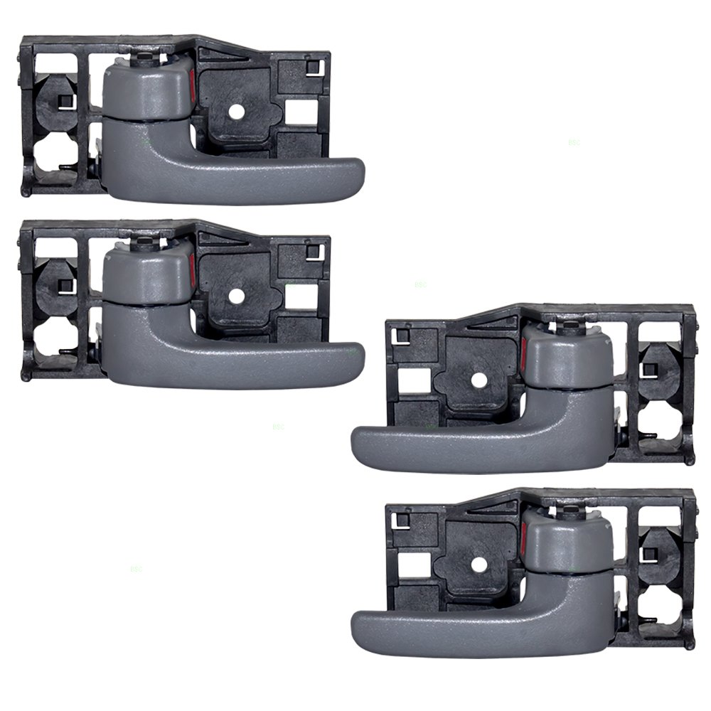 Amazon.com: 4 Piece Set of Inside Interior Door Handles Gray ...