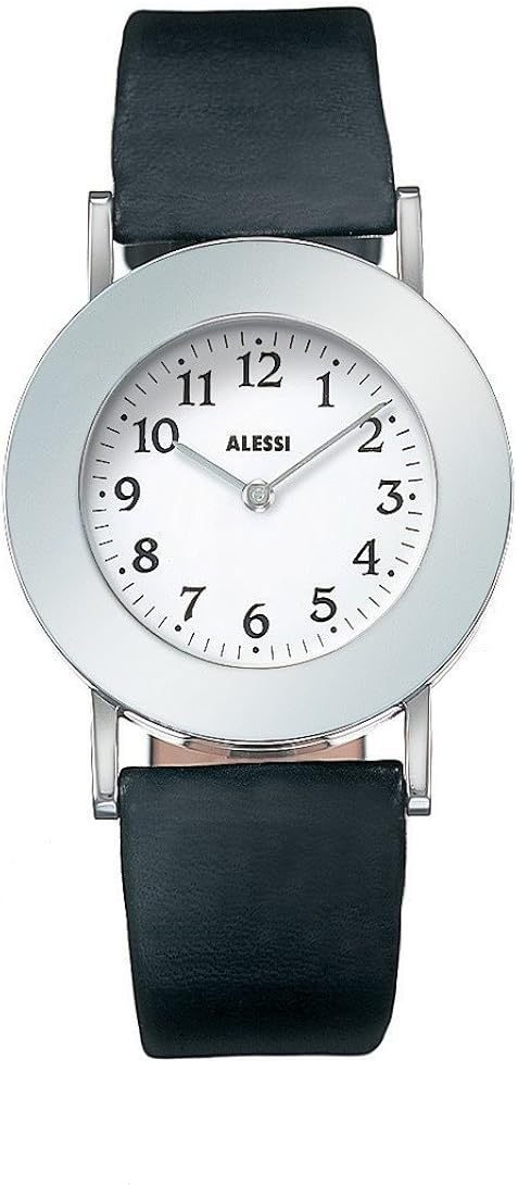 Alessi Unisex Automatic Watch with White Dial Analogue Display and ...