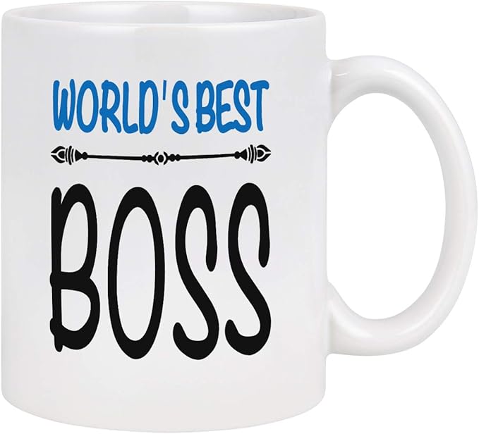 Amazon.com: Worlds Best Boss Mug The Office Best Boss Mug Boss Coffee ...