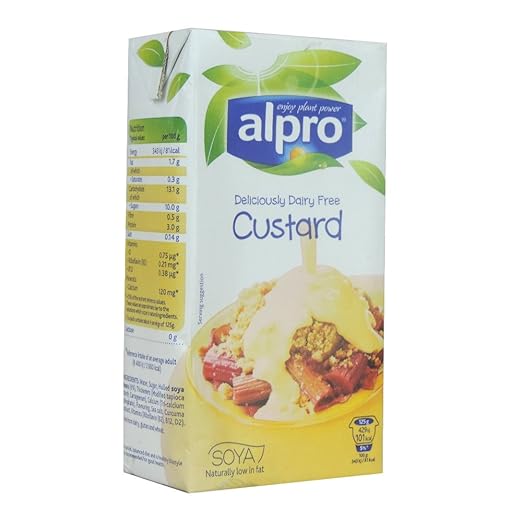 Alpro Vanilla Soya Custard 525g: Amazon.co.uk: Grocery