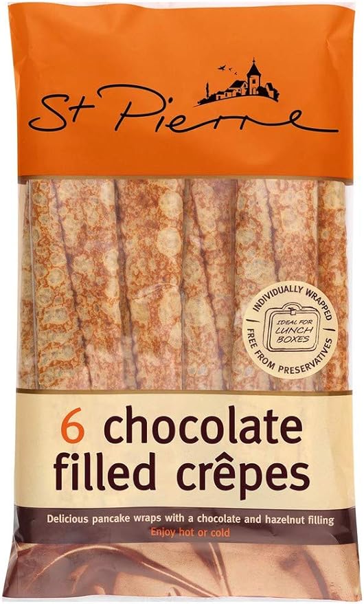 St Pierre Chocolate Filled Crepes, Pack of 6: Amazon.co.uk: Grocery