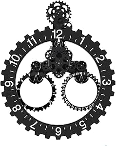 Amazon.com: SevenUp Gear Clock Wall-Premium Plastic and Metal Parts Material, Best 3D Moving ...