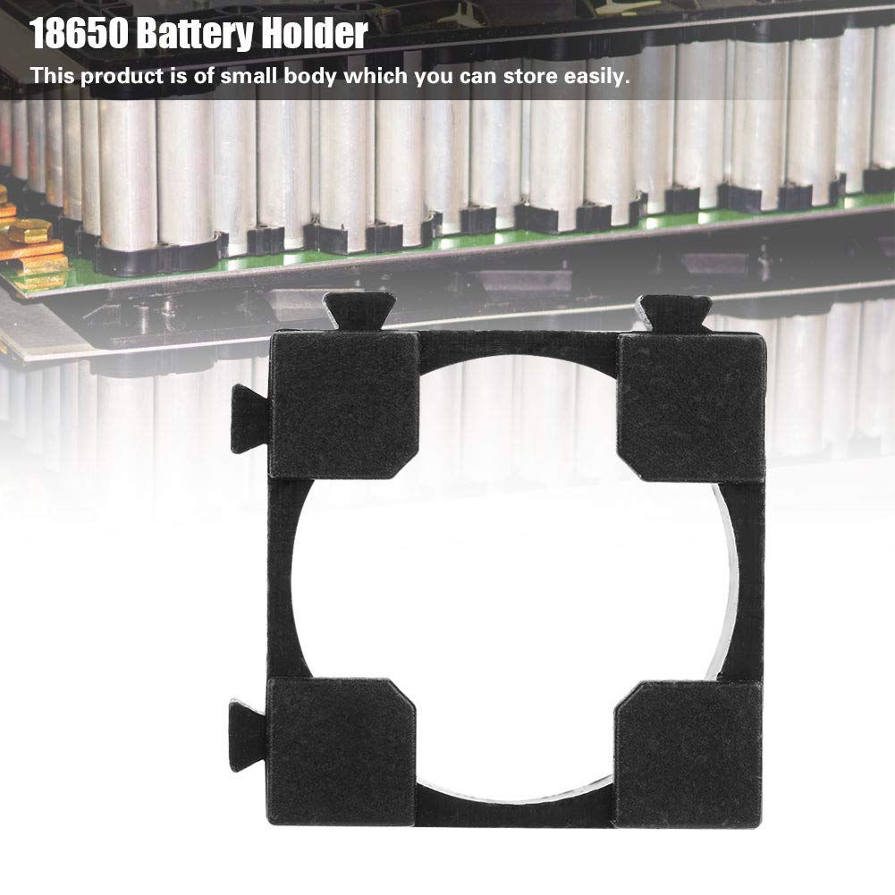 100pcs 18650 Li-ion Battery Holder Bracket Cylindrical Stand for DIY ...