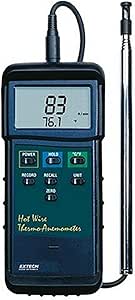Amazon.com: Extech 407123 Hot Wire Thermo Anemometer : Industrial ...