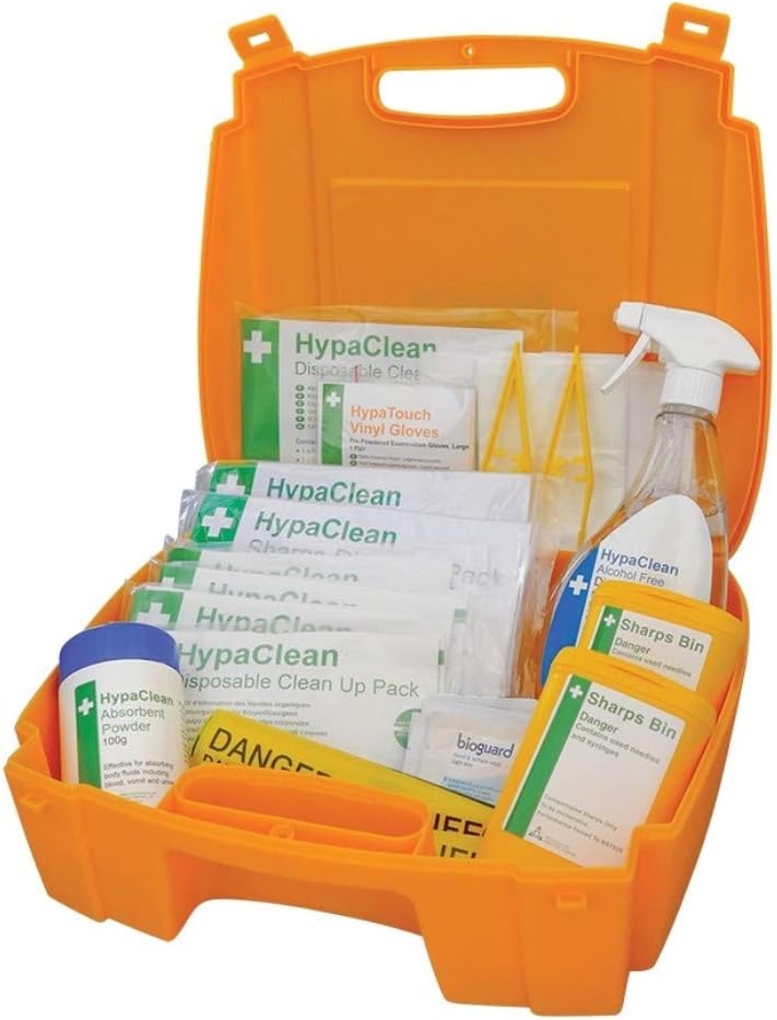 Safety First Aid Group Evolution Sharps and Body Fluid Disposal Kit ...