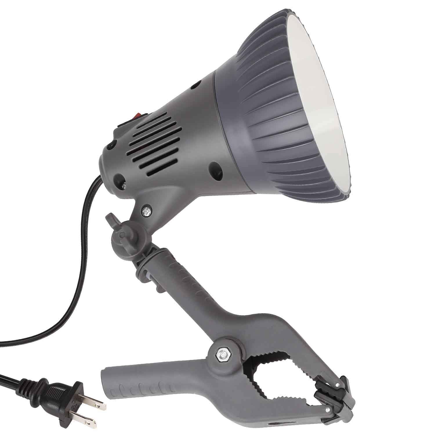 Amazon.com: TORCHSTAR ETL-Listed 7W LED Clamp Work Lamp, Integrated 360 ...
