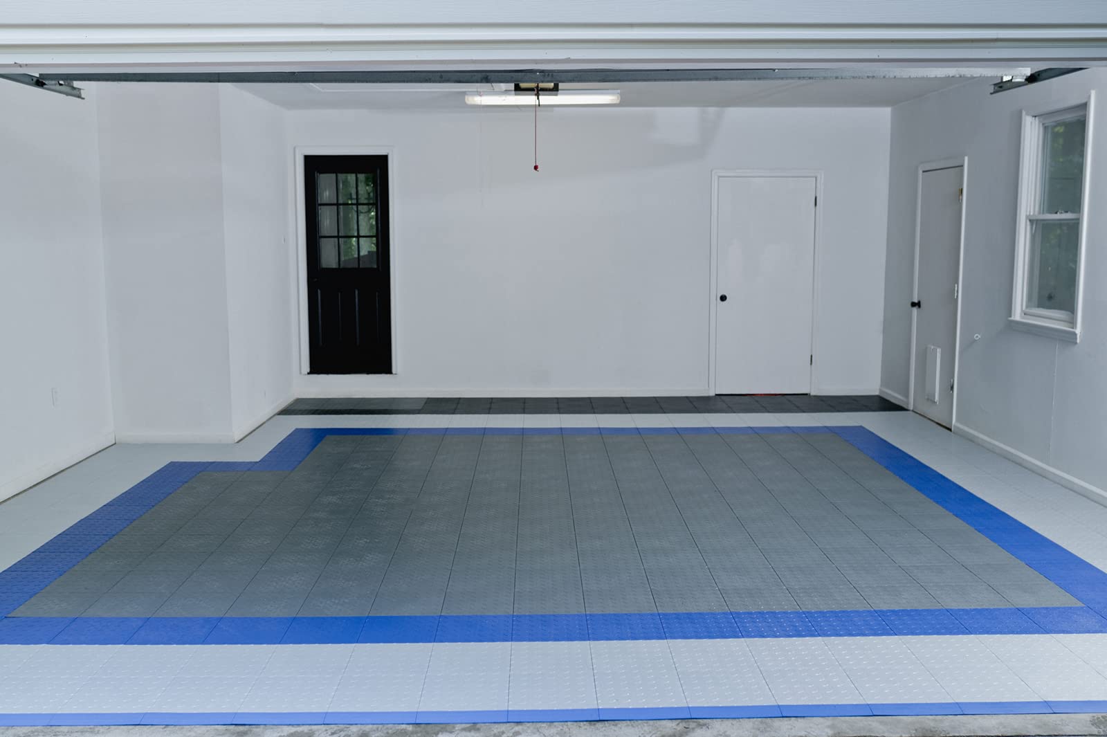 Speedway Garage Floor Diamond Tile, 12 x 12-Inch, Grey, 50-Piece Set ...