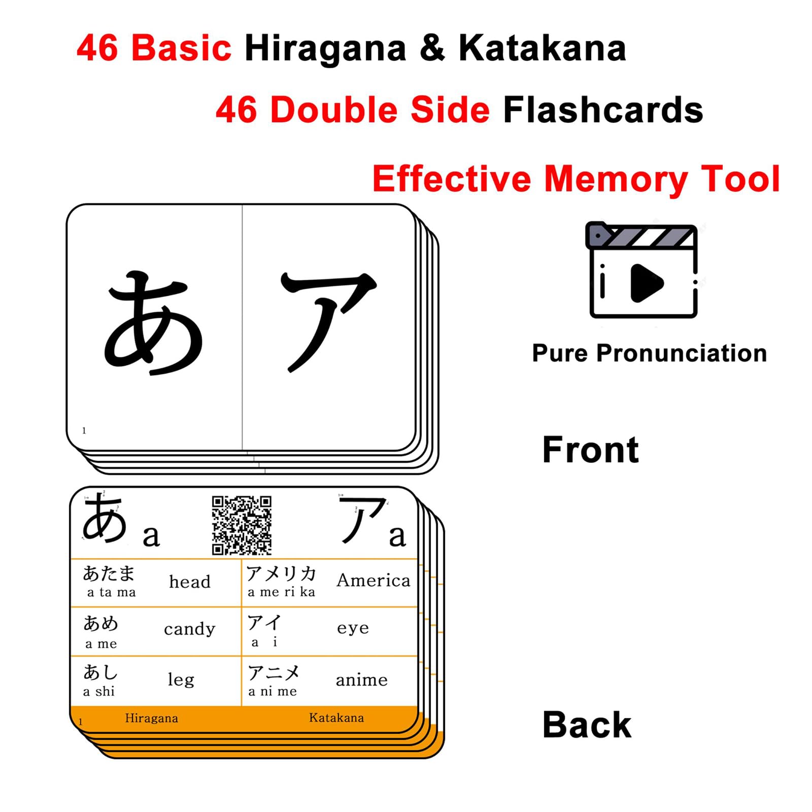 Mua Japanese Hiragana and Katakana Syllabary Alphabet Flash Cards trên ...