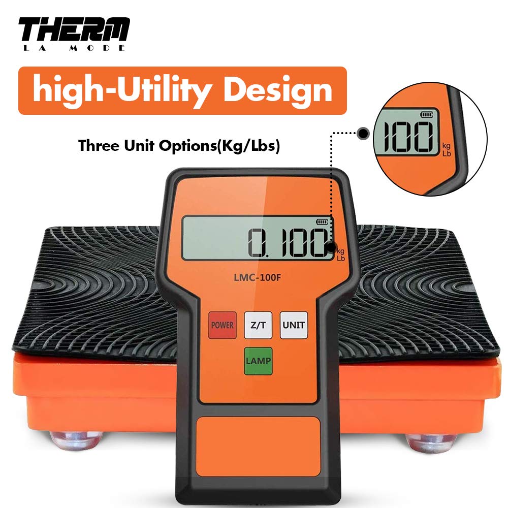 Electronic Refrigerant Scale Therm LMC-100F Digital Electronic Refrigerant Charging Recovery ...