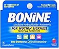 Amazon.com: Bonine Raspberry Chewable Tablets for Motion Sickness, 16 ...