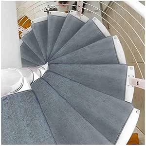 Stair Treads Carpet Non Slip Spiral Stair Cushion Stair Treads Mats Pad ...