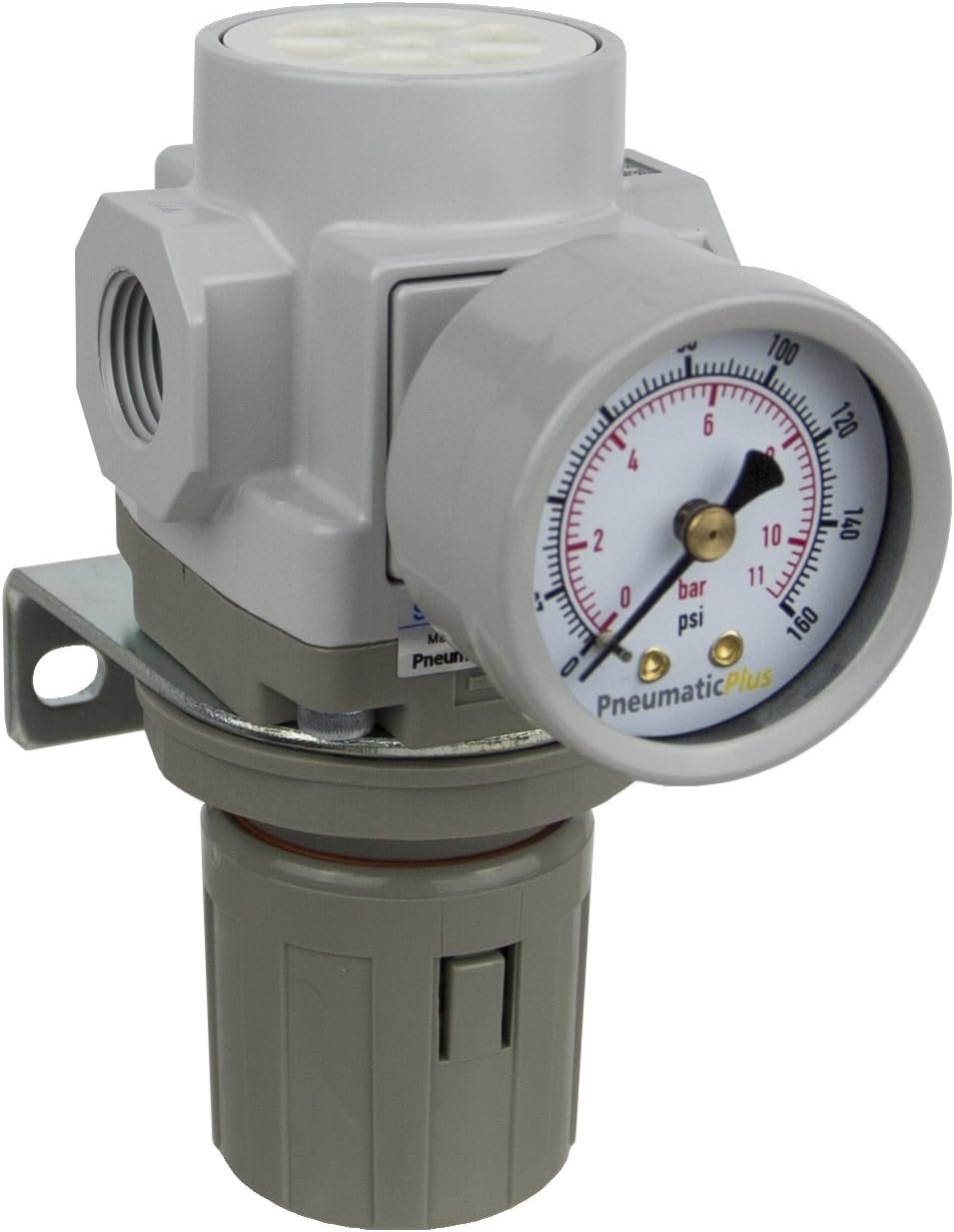 PneumaticPlus SAR300-G03BG Compressed Air Pressure Regulator 3/8″ BSPP ...