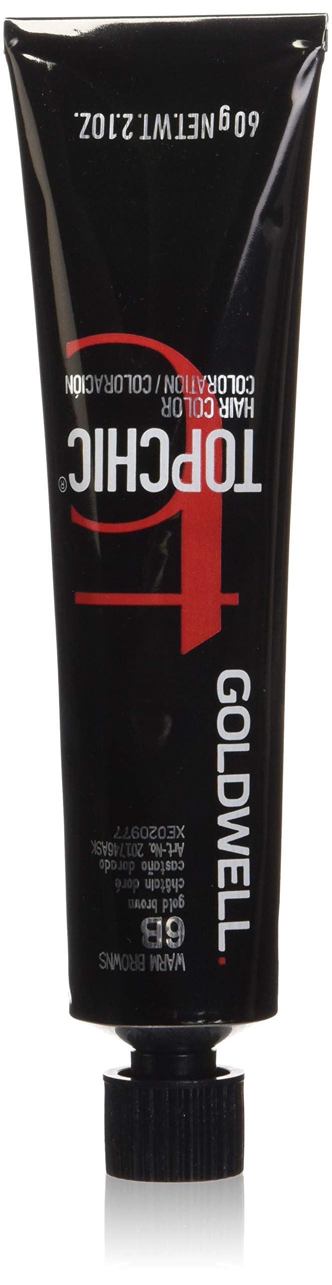 Amazon.com : Goldwell Topchic Hair Color, 6nn Dark Blonde/Extra, 2.03 ...