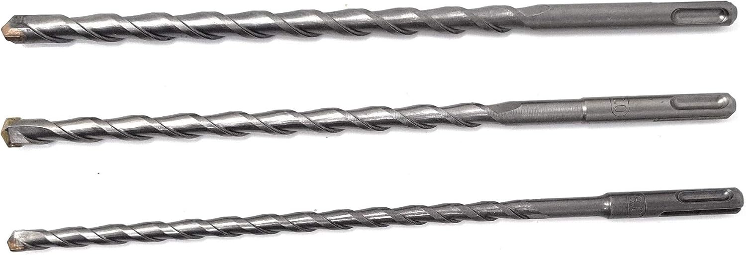 DWT-Germany 100676 3 tlg Betonbohrer Steinbohrer SDS 260mm Ø 8 10 12mm ...