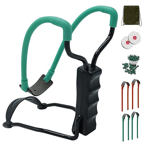 Wrist Slingshots for Adults Folding Slingshot Set with 50 Slingshot ...