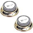 Amazon.com: uxcell 3W 4 Ohm DIY Speaker 50mm Round Shape Replacement Loudspeaker 2pcs : Electronics