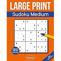 Sudoku Large Print Puzzle Book for Adults: 200 Medium Puzzles: Andrews ...