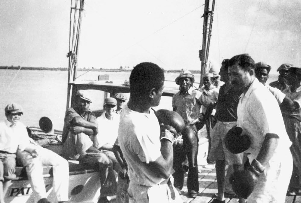 Amazon.com : Ernest Hemingway Having Fun Boxing In Cuba Photo Great ...