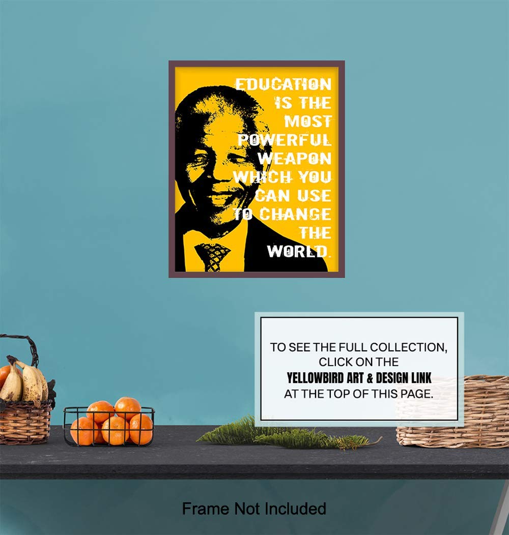 Mua Nelson Mandela Poster, 8x10 - Classroom Decor - Inspirational ...