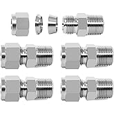 SS-4-VCR-1-4 | Swagelok VCR Face Seal Fitting, Male NPT Connector Body, 1/4" Male : VCR Metal ...