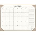 Amazon.com : YIBUKIU Desk Calendar 2025-2026 with Desktop Mat, 22x17 ...