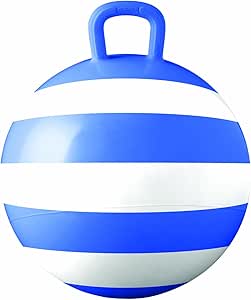Amazon.com: Hedstrom Blue Striped Hopper Ball, Kid's Ride-on Toy ...