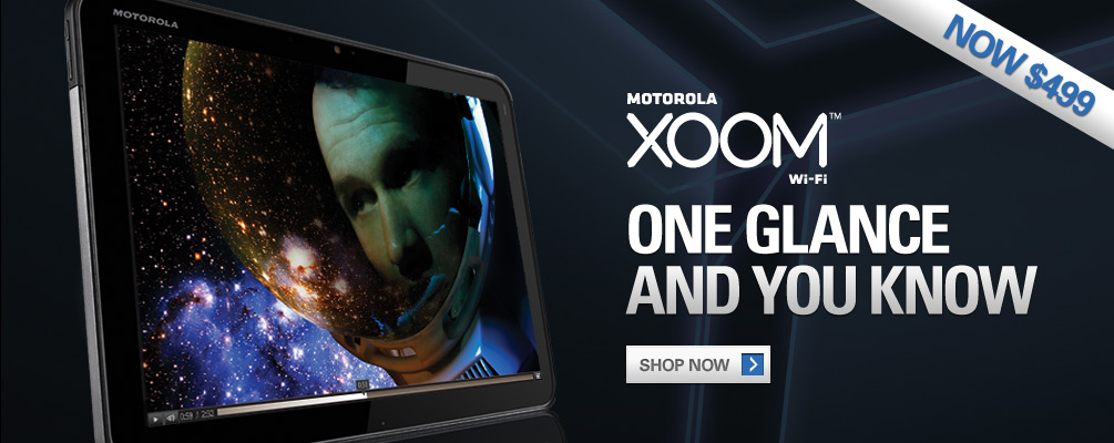 The Motorola(TM) XOOM(TM) WiFi - One Glance and You'll Know