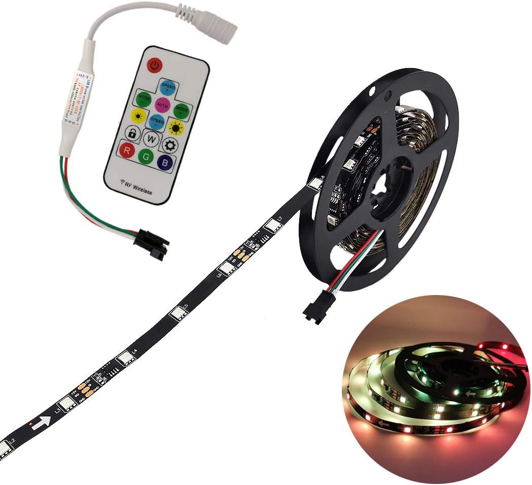 JOYLIT WS2811 RGB LED Strip Lights 5M, 150LEDs SMD5050 12V Individual ...