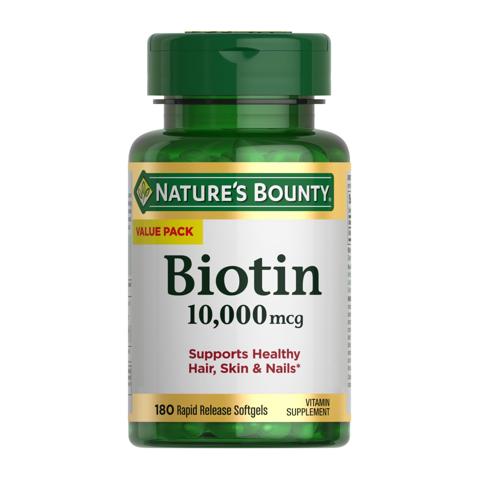 Mua Biotin, Supports Healthy Hair, Skin and Nails, 10,000 mcg, Rapid ...