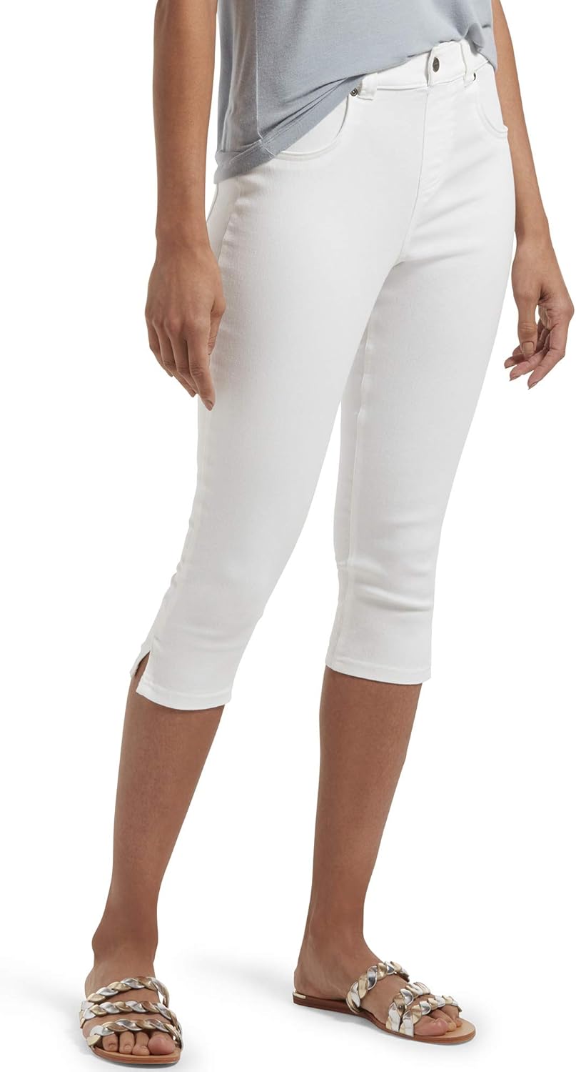 HUE Women's Ultra Soft Denim Capri Legging Direct store Short Waist High