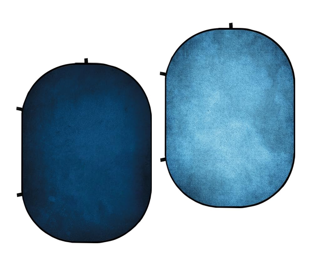 Kate Collapsible Backdrop Pop Up Backdrops Portable Folded Blue ...