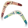 Amazon.com: ArtCreativity Wooden Boomerang, Set of 2, Classic Returning ...