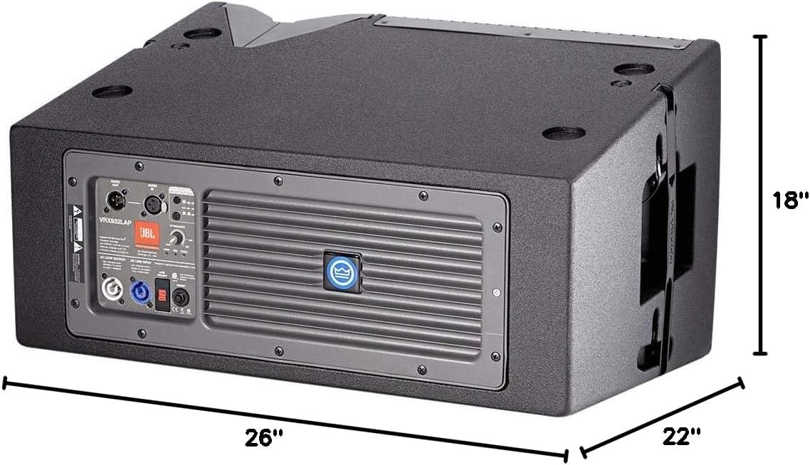 JBL Professional VRX932LAP Two-Way Powered Line Array Loudspeaker ...