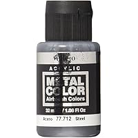Amazon.com: Vallejo Burnt Iron Metal Color 32ml Paint : Arts, Crafts ...