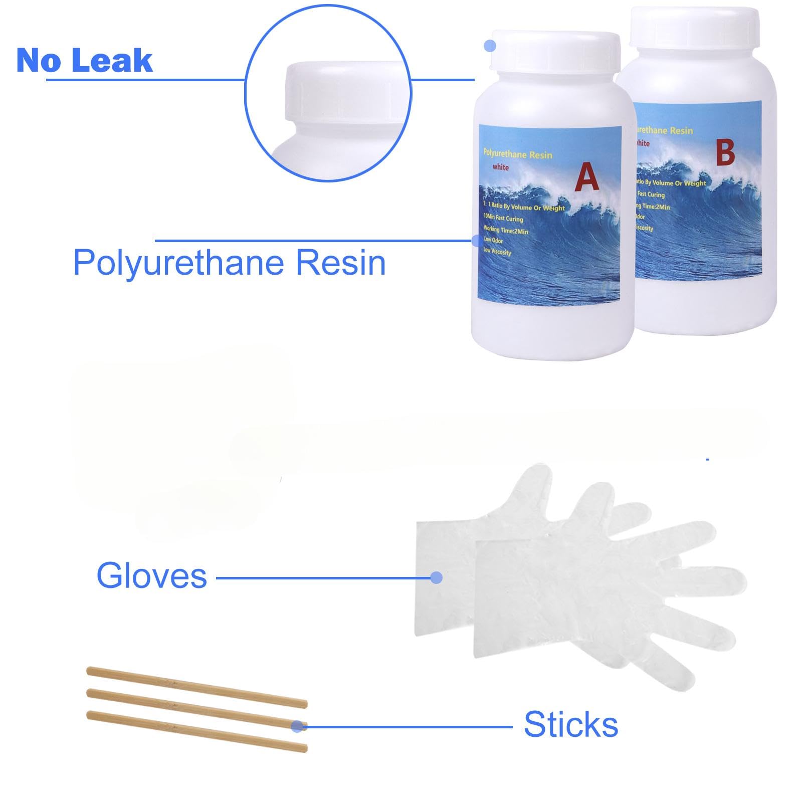 Mua Polyurethane Casting Resin 32oz 2-Part Resin and Hardener Kit Set ...