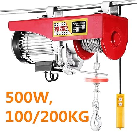 Paranco elettrico,Quattro modelli: 200 kg - 800 kg- (500W,100/200KG ...